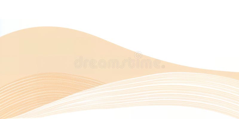 Abstract Beige and White Wave Background Design Stock Illustration ...