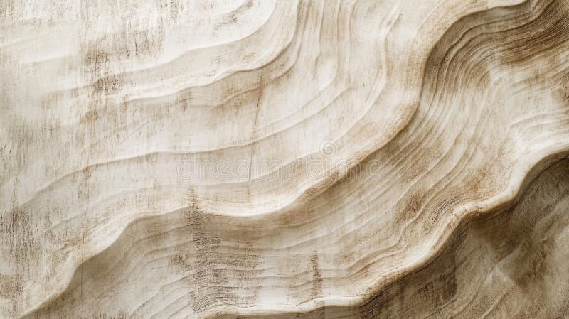 Abstract Beige and White Wavy Texture Background Stock Illustration ...