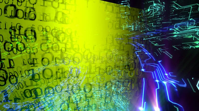 Binary Code. Background - Abstract Big Data Stock Footage - Video of crowded, internet: 135369930
