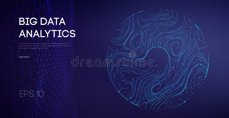 Abstract Big Data Flow Background. Software Code Agile Industrial ...
