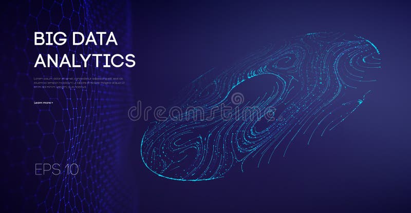 Abstract Big Data Flow Background. Software Code Agile Industrial ...