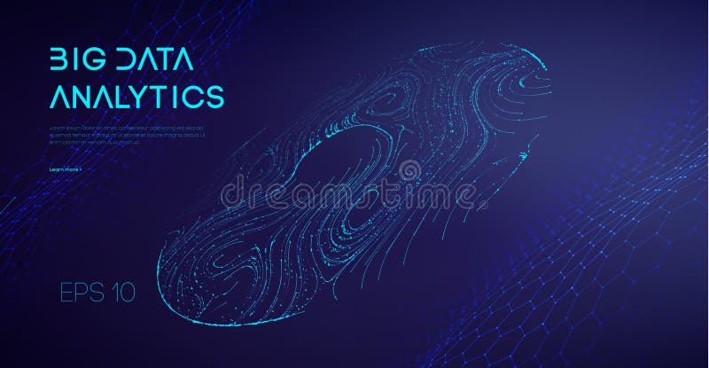 Abstract Big Data Flow Background. Software Code Agile Industrial ...