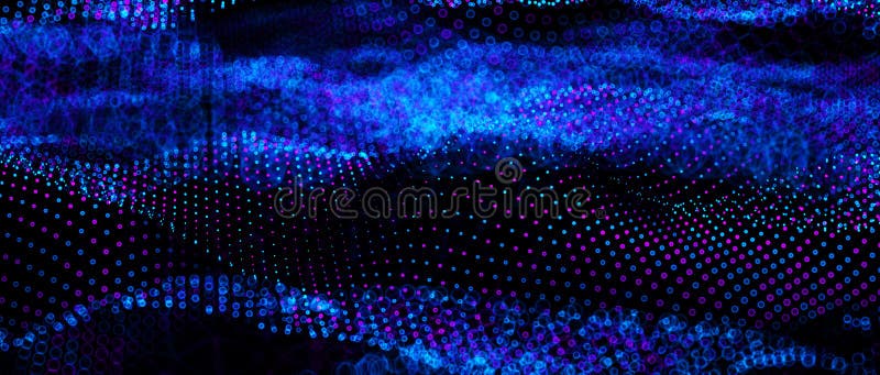 Abstract Big Data Futuristic Light Wallpaper Background Design. Science ...
