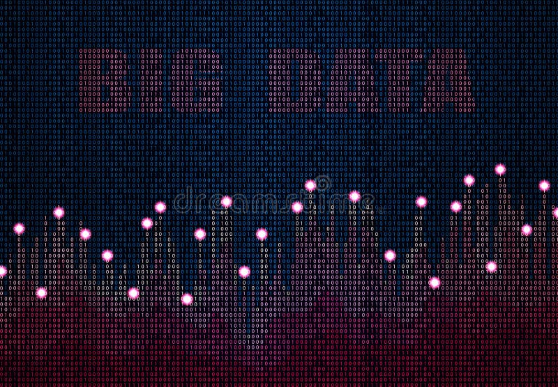 Abstract Big Data Graph, Infographic Design. Digital Field ...
