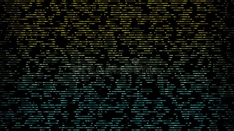 Abstract Big Data Visualization. Colorful Flow of Data As Numbers Strings Stock Illustration ...