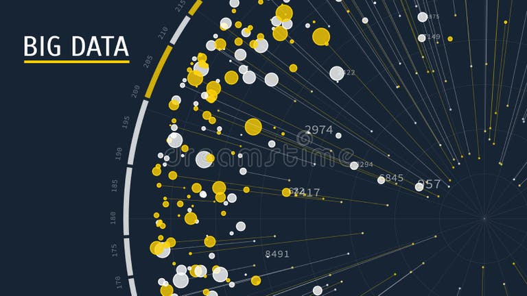 Abstract Big Data Visualization. Complex Data Concept. Abstract Information Diagram. Visual Big ...