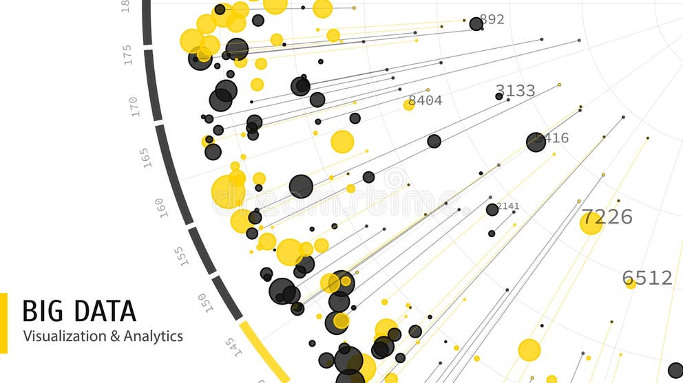 Abstract Big Data Visualization. Complex Data Concept. Abstract ...