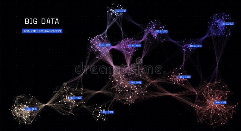 Abstract Big Data Visualization Cluster Analysis Cloud Data Storage
