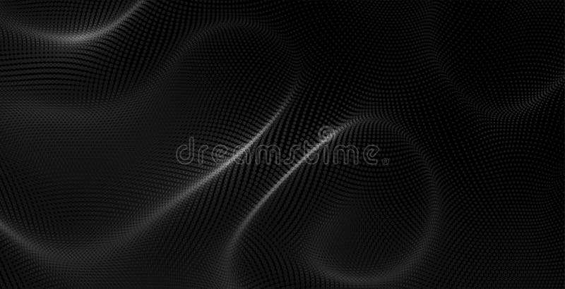 Abstract Big Point Dark Backdrop Banner for Presentation Stock Vector ...