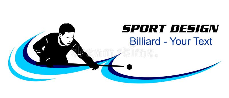 Abstract Billiard Graphic in Vector Quality. Stock Vector ...
