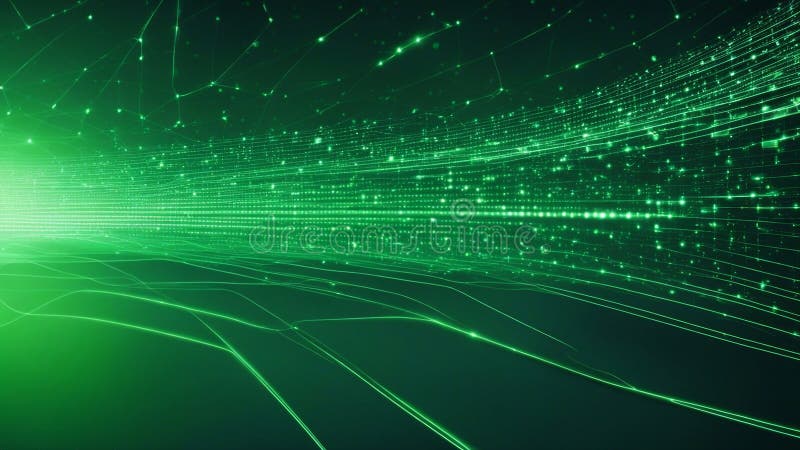 Abstract Binary Code Background an Abstract Vector Illustration of a ...