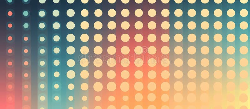 Abstract Binary Code Background, Dots Geometric Shapes, Round Circles ...