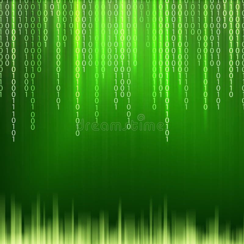 Abstract Binary Code Background Stock Vector Illustration Of Coding