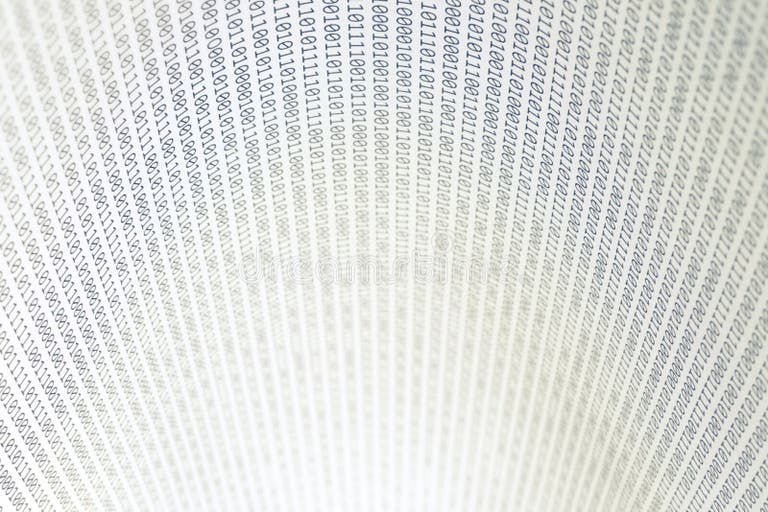 Abstract Binary Code, Horizontal Stock Photo - Image of cryptography ...