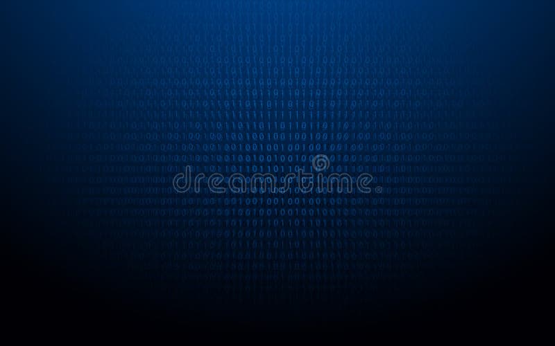 Abstract 1 and 0 Binary Code. Matrix and Futuristic Background Stock ...