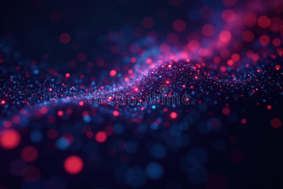 Abstract Binary Code Streams, Flowing Data Matrix , Security, Stream, Science Stock Illustration ...