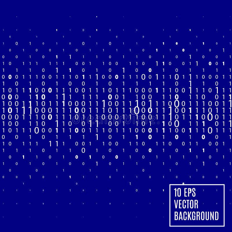 Abstract Binary Code Technology Background. Stock Vector - Illustration of concept, background ...