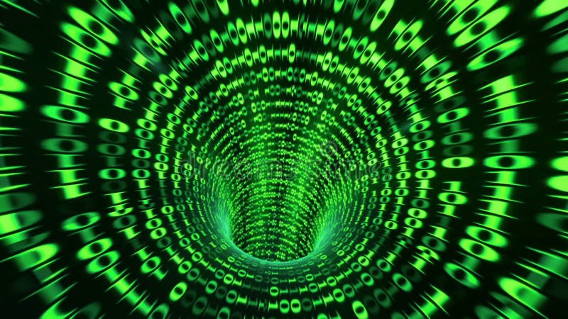 Binary Code Tunnel - Green 3D Rendering Stock Illustration ... Binary Code Tunnel - Green 3D Rendering Stock Illustration ...