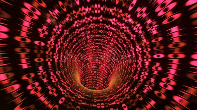 Binary Code Tunnel - Red 3D Rendering Stock Illustration - Illustration ... Binary Code Tunnel - Red 3D Rendering Stock Illustration - Illustration ...