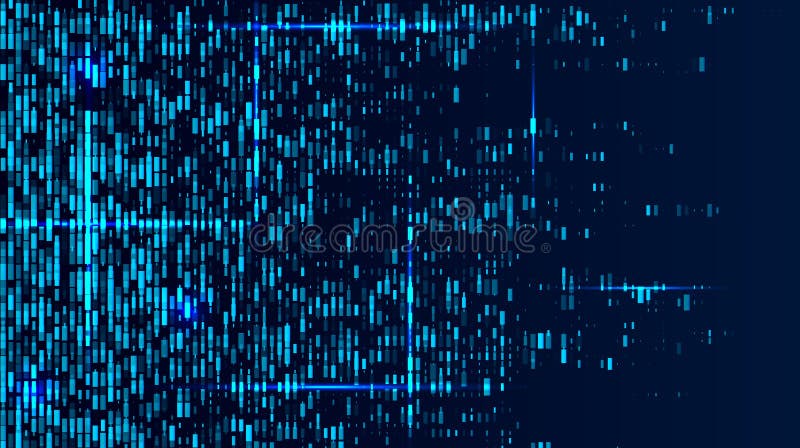 Abstract Binary Computer Script. Random Parts of the Code are Similar ...