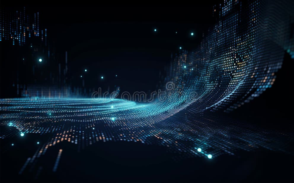 Abstract Binary Data Flow, Data Science, Virtual Data Transfer in ...