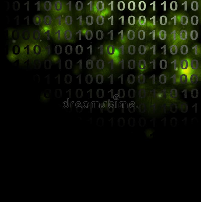 Binary Tech Background stock illustration. Illustration of binary - 5726894