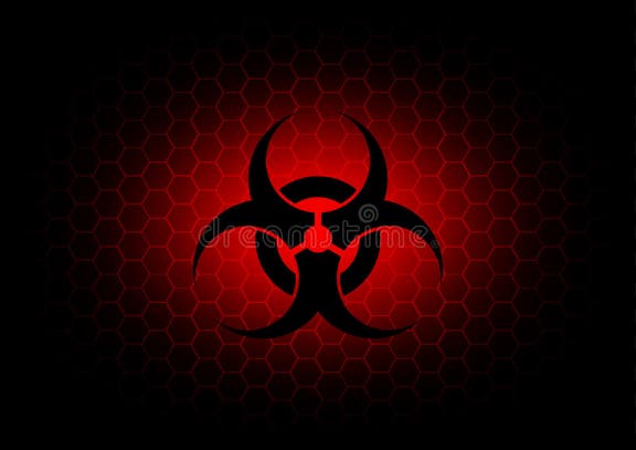 Biohazard Symbol Red Background Stock Illustrations – 2,916 Biohazard ...