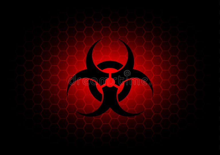Biohazard Symbol Red Background Stock Illustrations – 2,916 Biohazard ...
