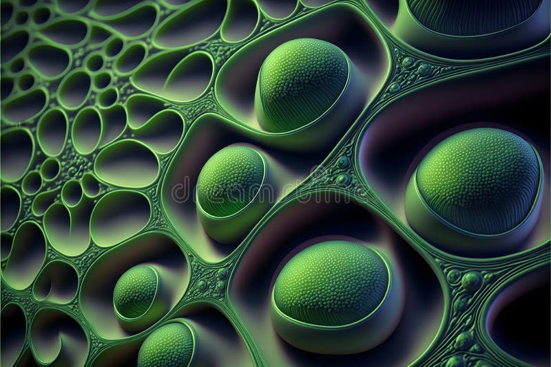 Abstract Biological Close-up Full-frame Macro Background, Neural ...