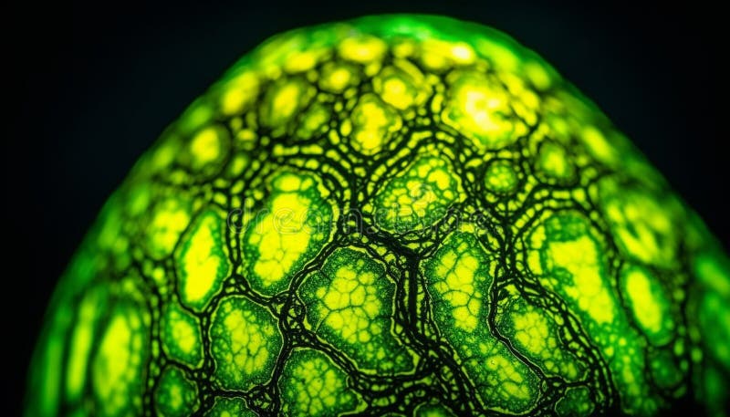 Abstract Biology Magnified Plant Cell Reveals Intricate Molecular ...