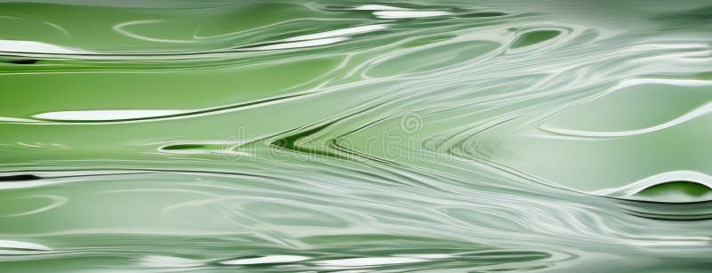 Abstract Biomorphic Waves with Bubbles Stock Illustration ...