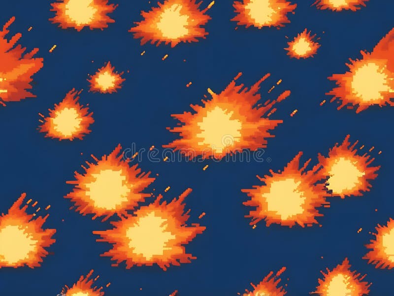 Fireball Pixel Stock Illustrations – 197 Fireball Pixel Stock ...