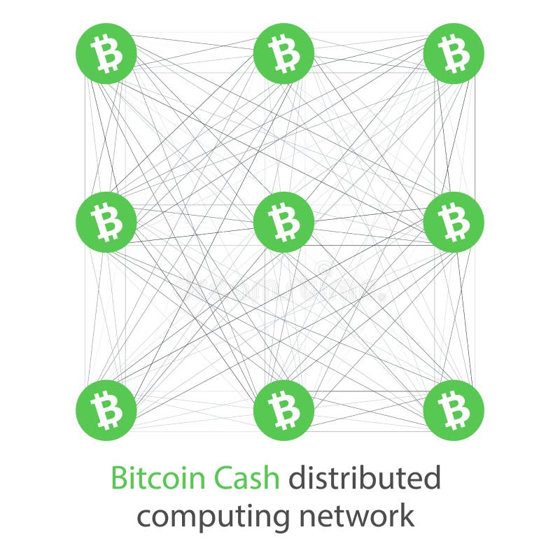 Abstract Bitcoin Cash Cryptocurrency Wireframe Low Poly Mesh Background ...