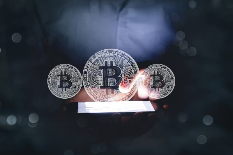 Abstract Bitcoin Chart. 3d Illustration Stock Image - Image of global ...