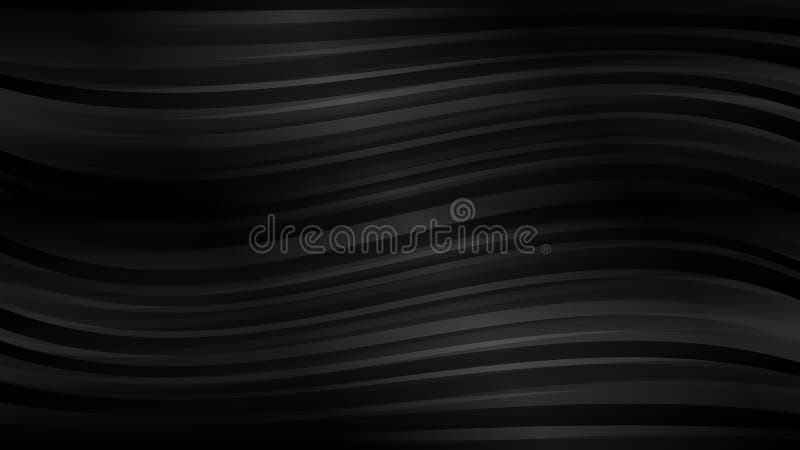 Abstract Black Background Consisting of Curves of Different Sizes and ...