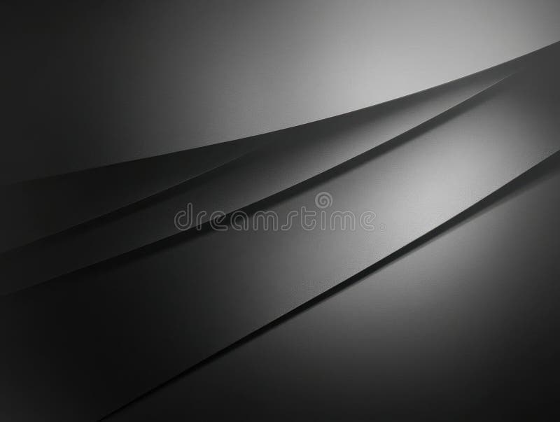 Abstract Black Background with Curved Lines and Subtle Texture Stock ...