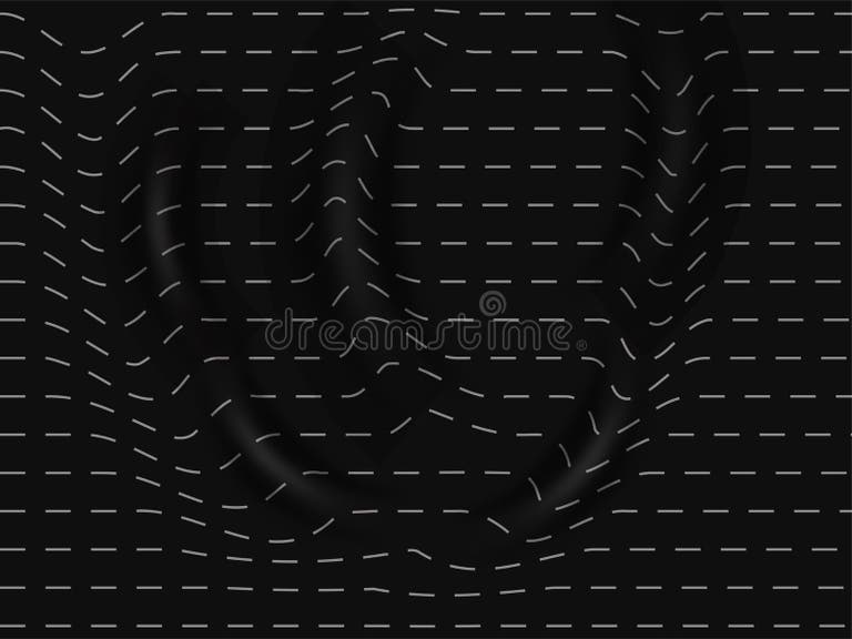 Abstract Black Background with Cutting Wavy Stock Illustration ...