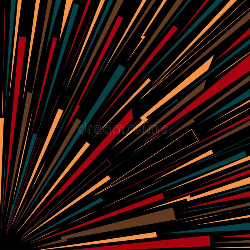 Abstract Explosion Corner Lines Stock Vector - Illustration of ...