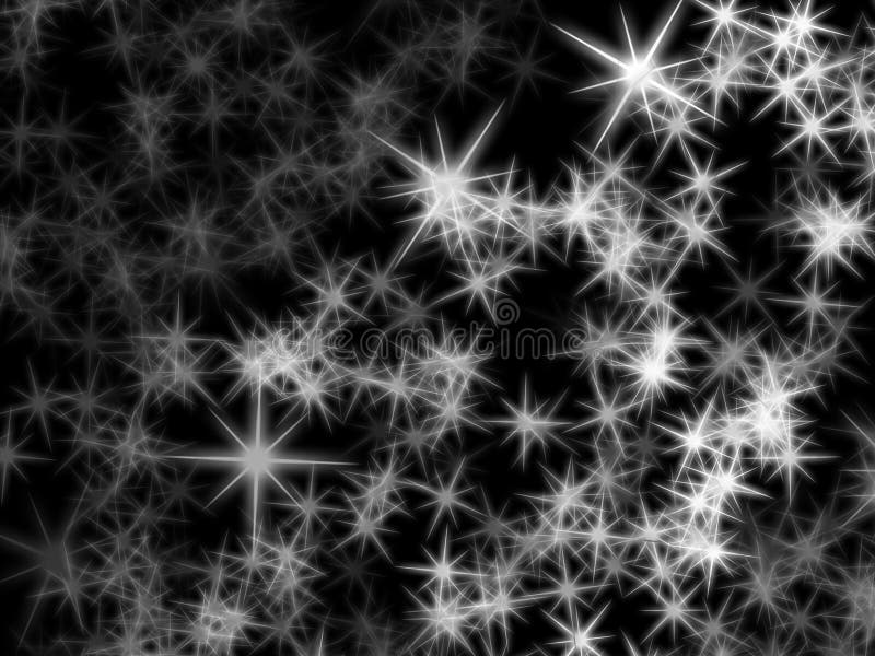 Abstract Black Background and Glittery Star Texture Stock Photo - Image ...