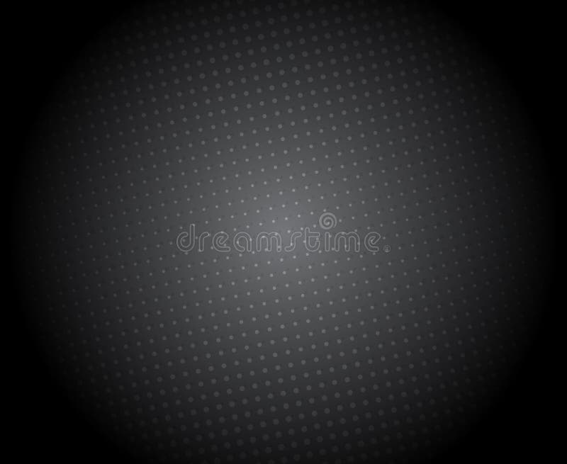 Abstract Black Background with Halftone Stock Vector - Illustration of ...