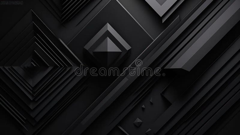 Abstract Black Background Illustration Stock Photo - Image of gradient ...
