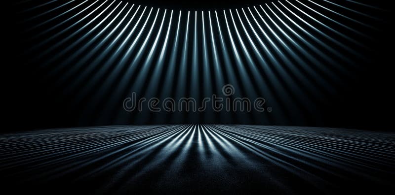 Abstract Black Background with Lines of White Light Creating Dramatic ...