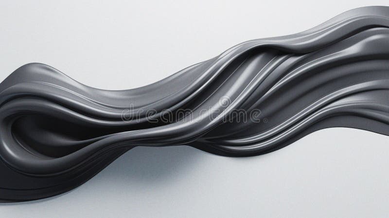Abstract Black Background of a Liquid Fluidity Surface Stock Image ...