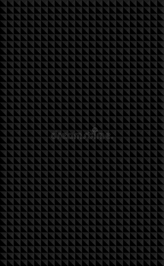 Abstract Black Background of Many Small Squares Stock Illustration ...