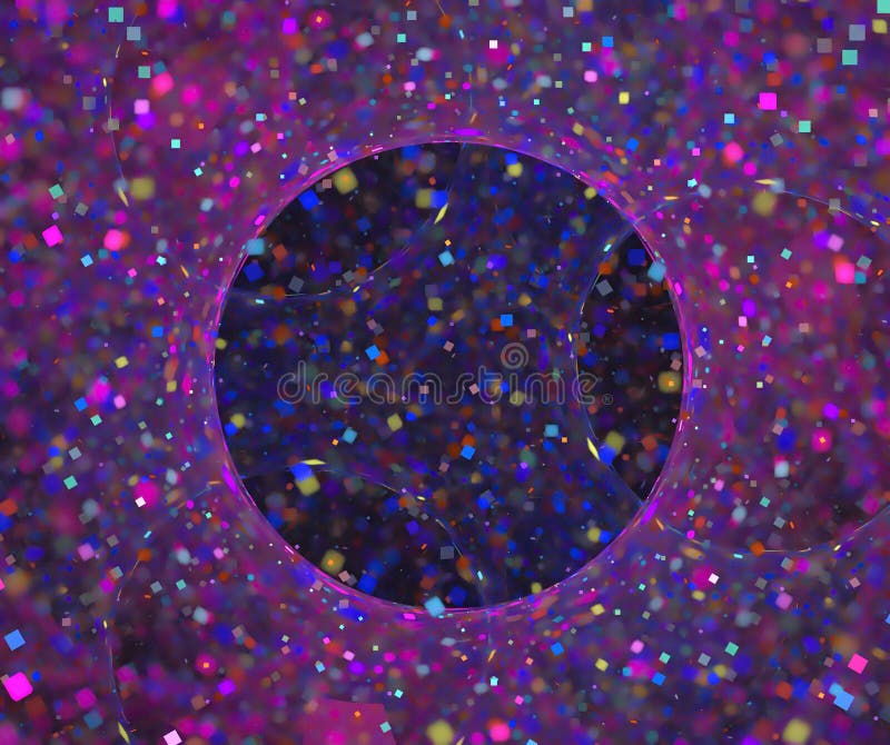 Blue Sparkles on a Dark Blue Background, Fireflies Flying in the Night ...