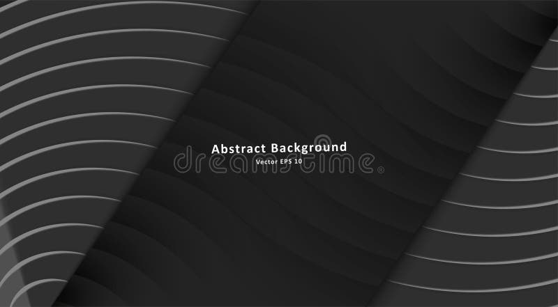 Abstract Black Background with Volume Stripes Creating Texture Stock ...