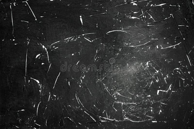 Abstract Black Background with White Lines. Scratched Surface with Dark ...