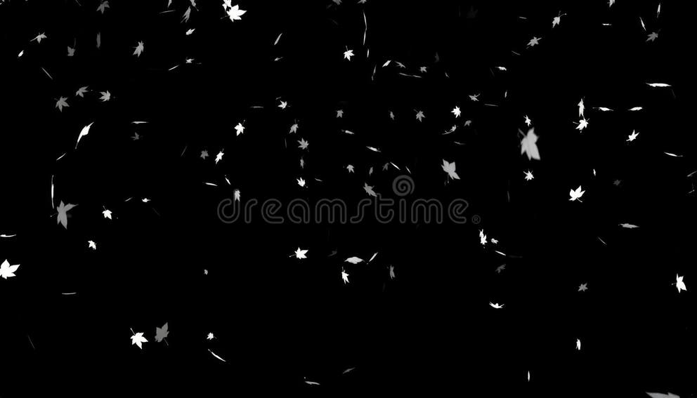 Abstract Black Background with White Particles Motion Stock ...