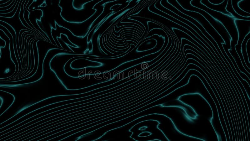 Abstract Black and Blue Design with Swirling Lines and Shapes Stock ...
