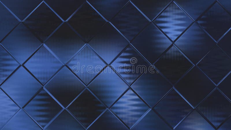 Abstract Black and Blue Square Background Stock Illustration ...
